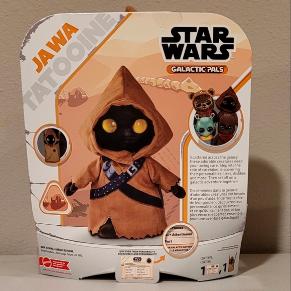 Star Wars | Toys | Disney Star Wars Galactic Pals Jawa Tatooine Plush ...